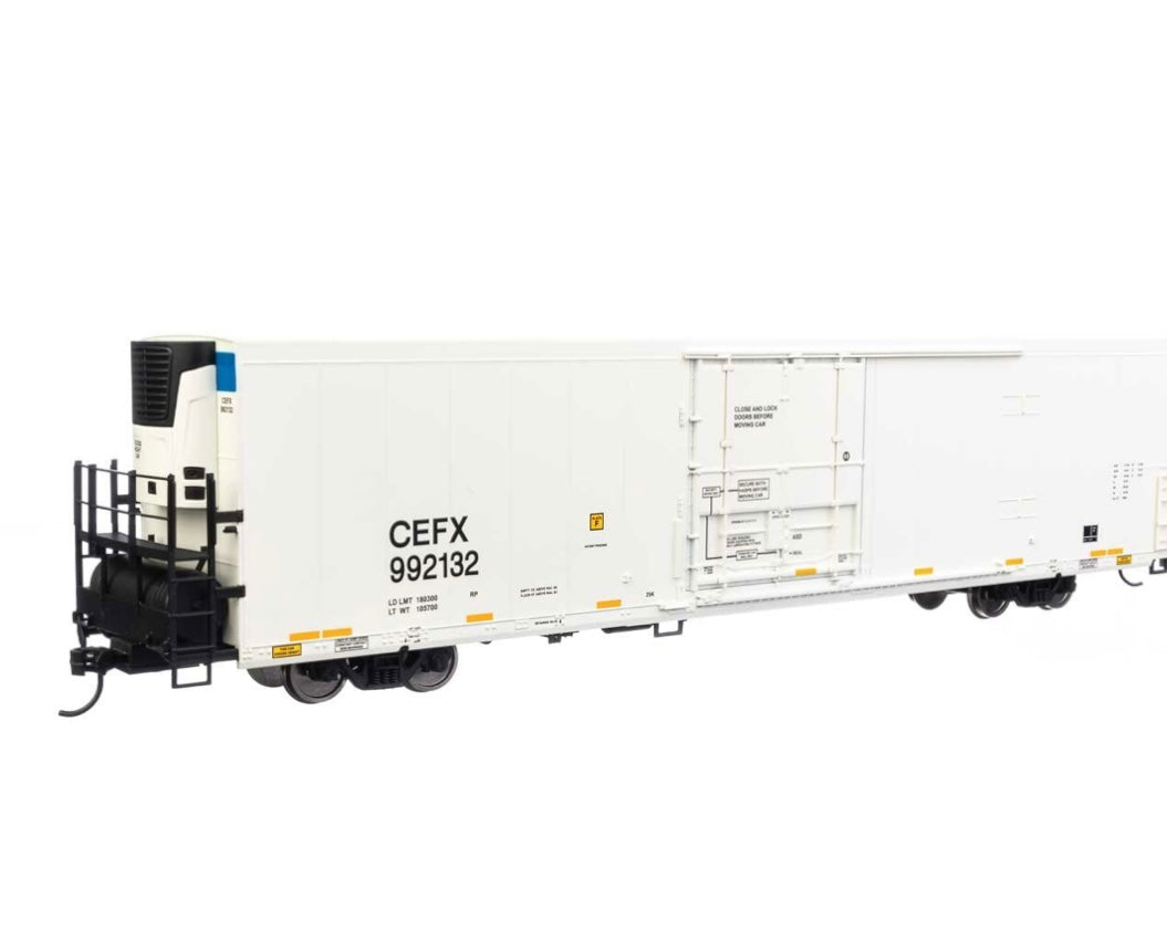 Walthers 910-4117 HO scale 72’ Reefer CEFX – Furness Models
