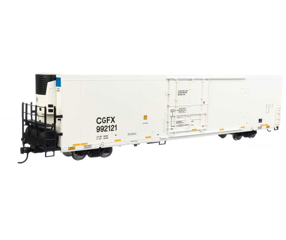 Walthers 910-4120 HO scale 72’ Reefer CGFX – Furness Models